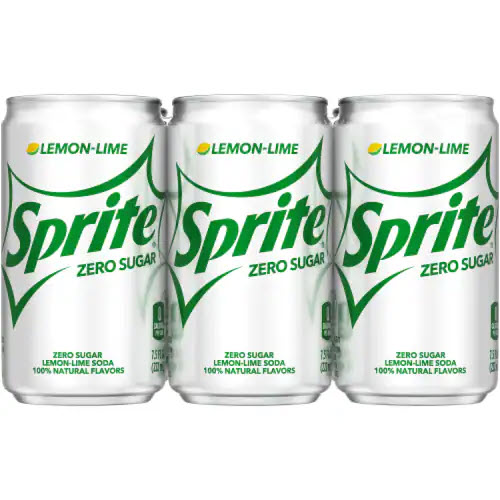 Sprite Zero Mini Cans 24/7.5oz Cans - SPRITEZ7.5