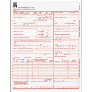 TOPS CMS-15000 Health Insurance Claim Forms 20 lb - 11" x 8.50" Sheet ...