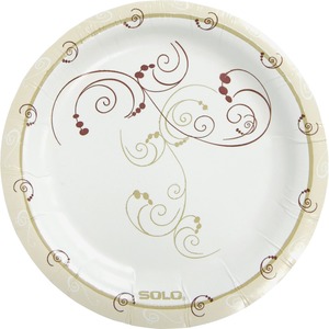 Solo Cup Heavyweight Paper Plates Natural - Paper Body - 125 / Pack ...