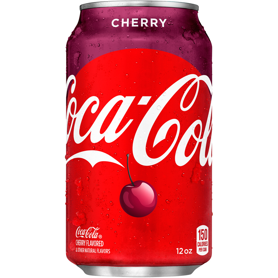 Cherry Coca-Cola 24/12oz Cans - CHOKE