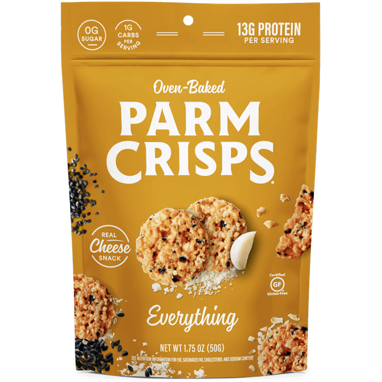 Parm Crisps Everything 12/1.75oz Bags - PARMPIZ