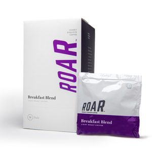 Roar Breakfast Blend Coffee Pods 6/16ct Boxes - RBBP