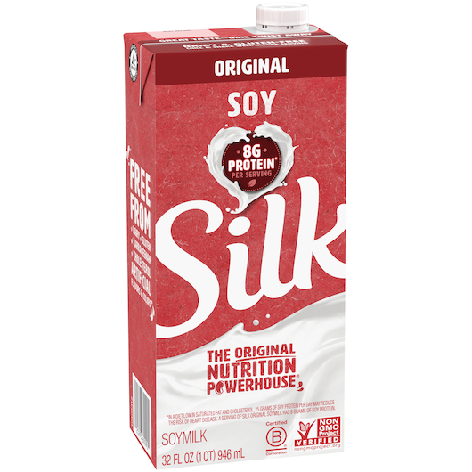 Silk Soy Milk Original 32oz - Shelf Stable 12/case - SILK