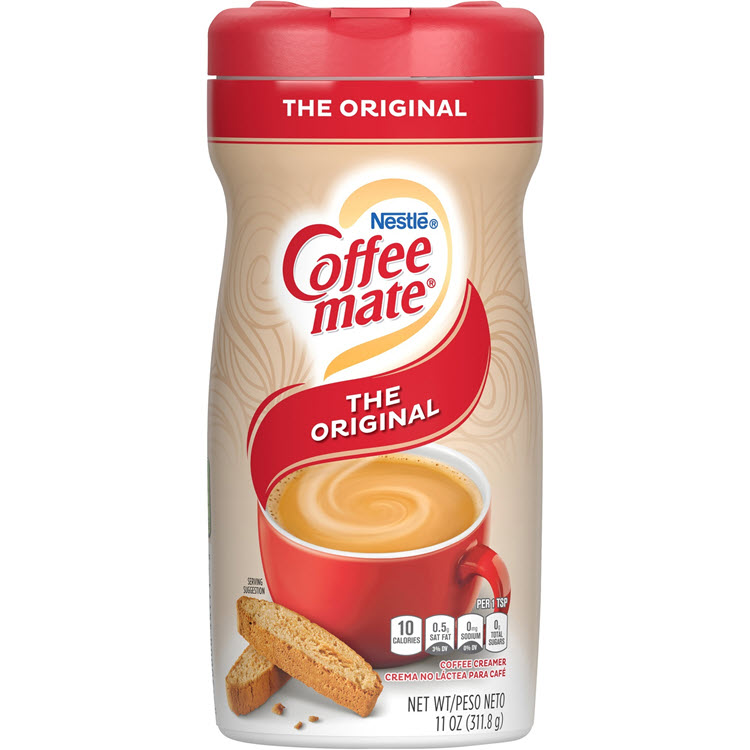 Coffee-Mate Powdered Creamer 11oz 12 Canisters/Case - CRM