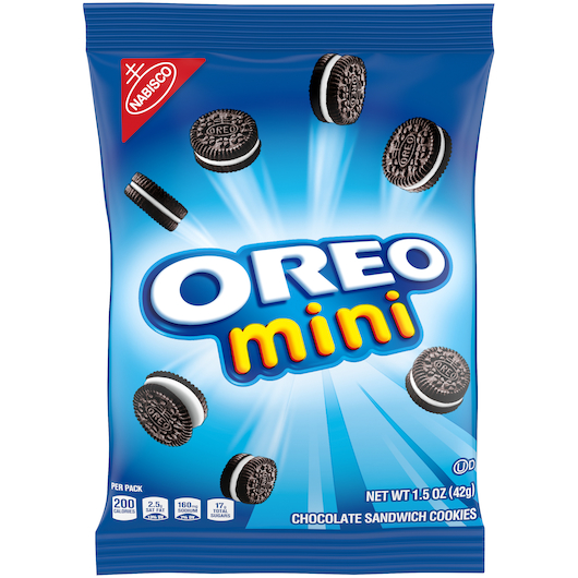 Oreo Mini Bite Size Cookies 60/1.5oz Bags - MOREO