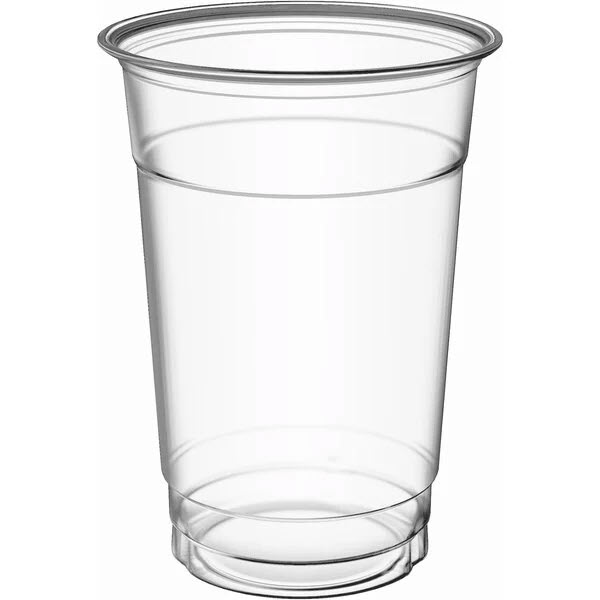 Clear 16oz Plastic Cold Cups 20/50ct Sleeves - SPC16
