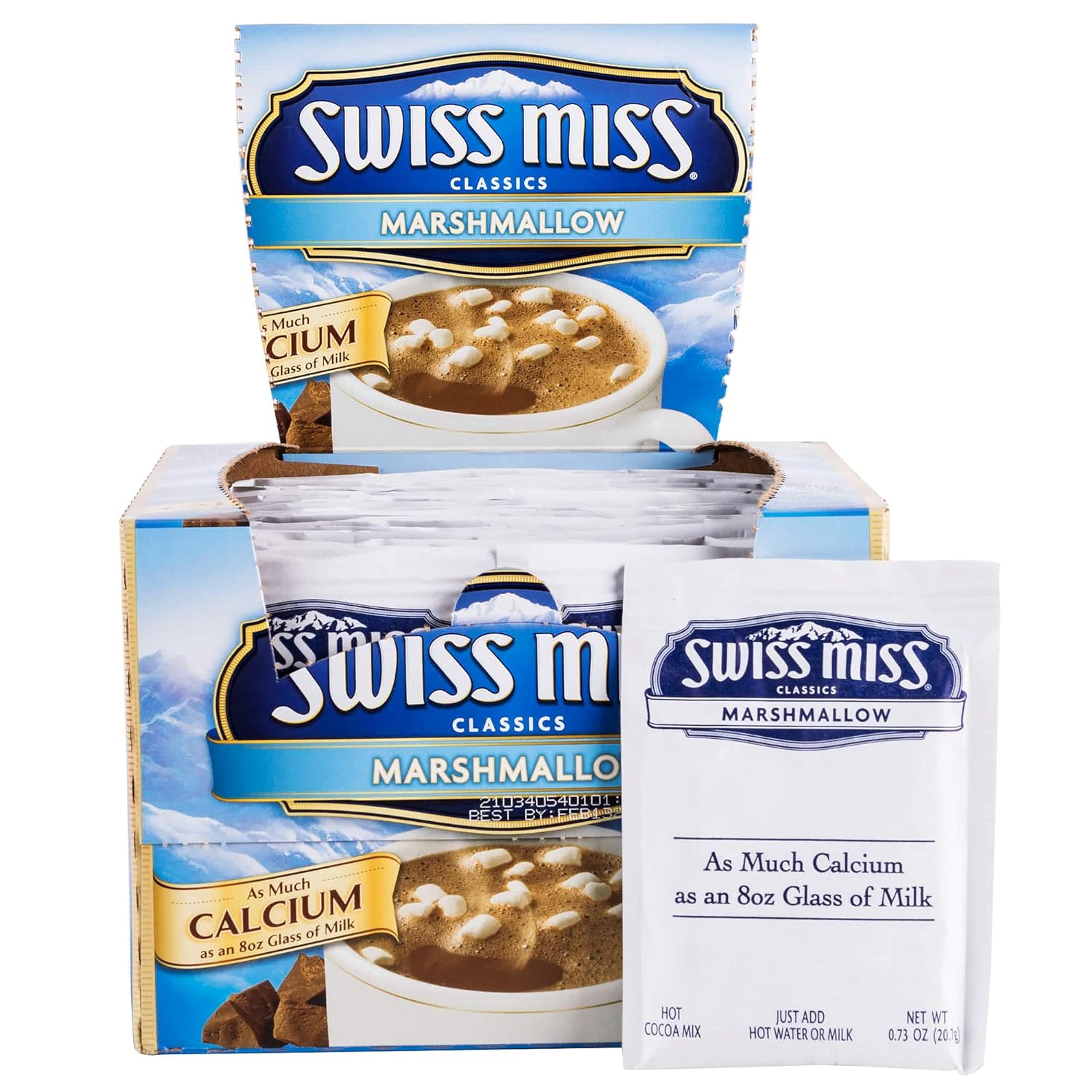 Swiss Miss Hot Chocolate with Marshmallows 6/50ct Boxes - SWISS