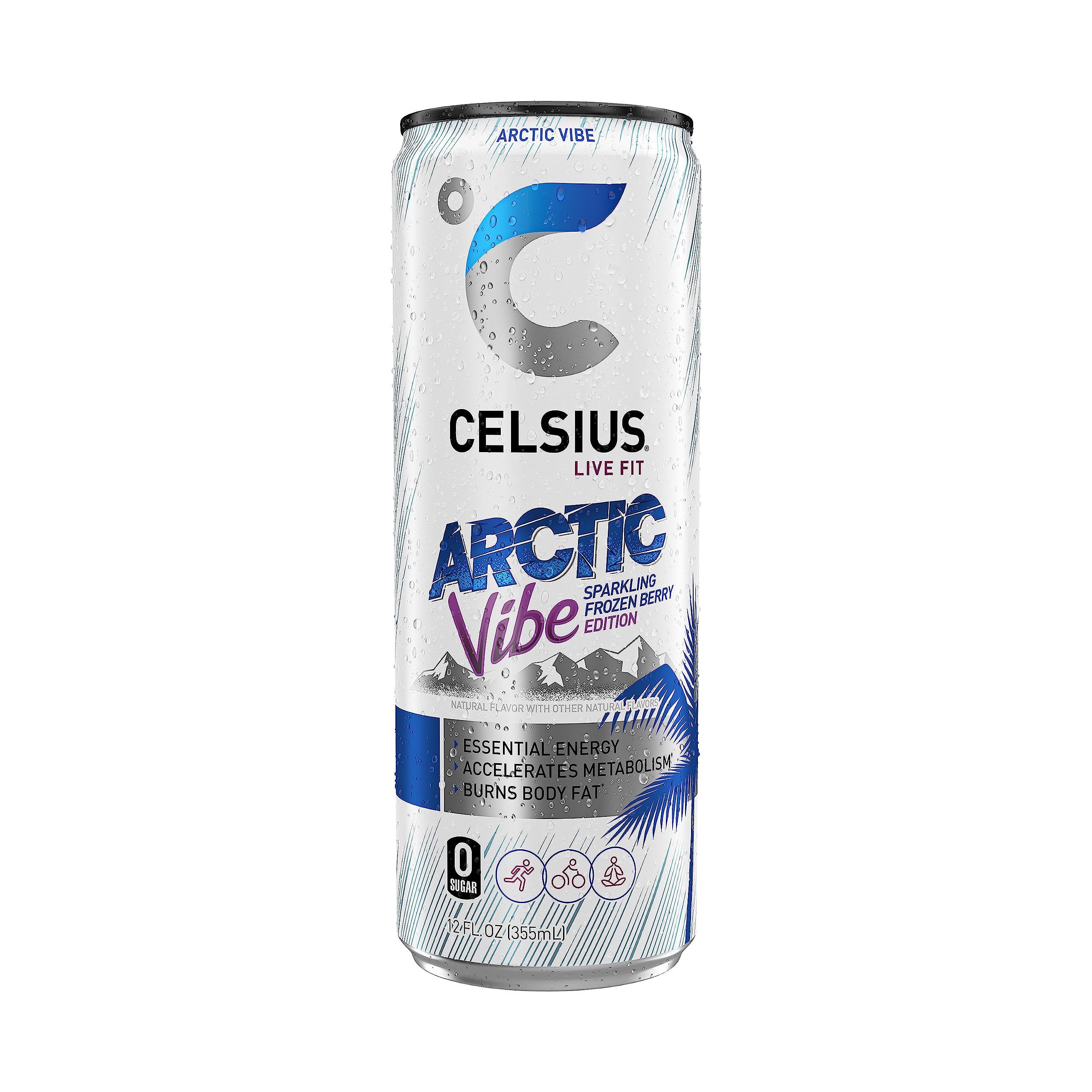 Celsius Arctic Vibe 12-12oz Cans - CELAV