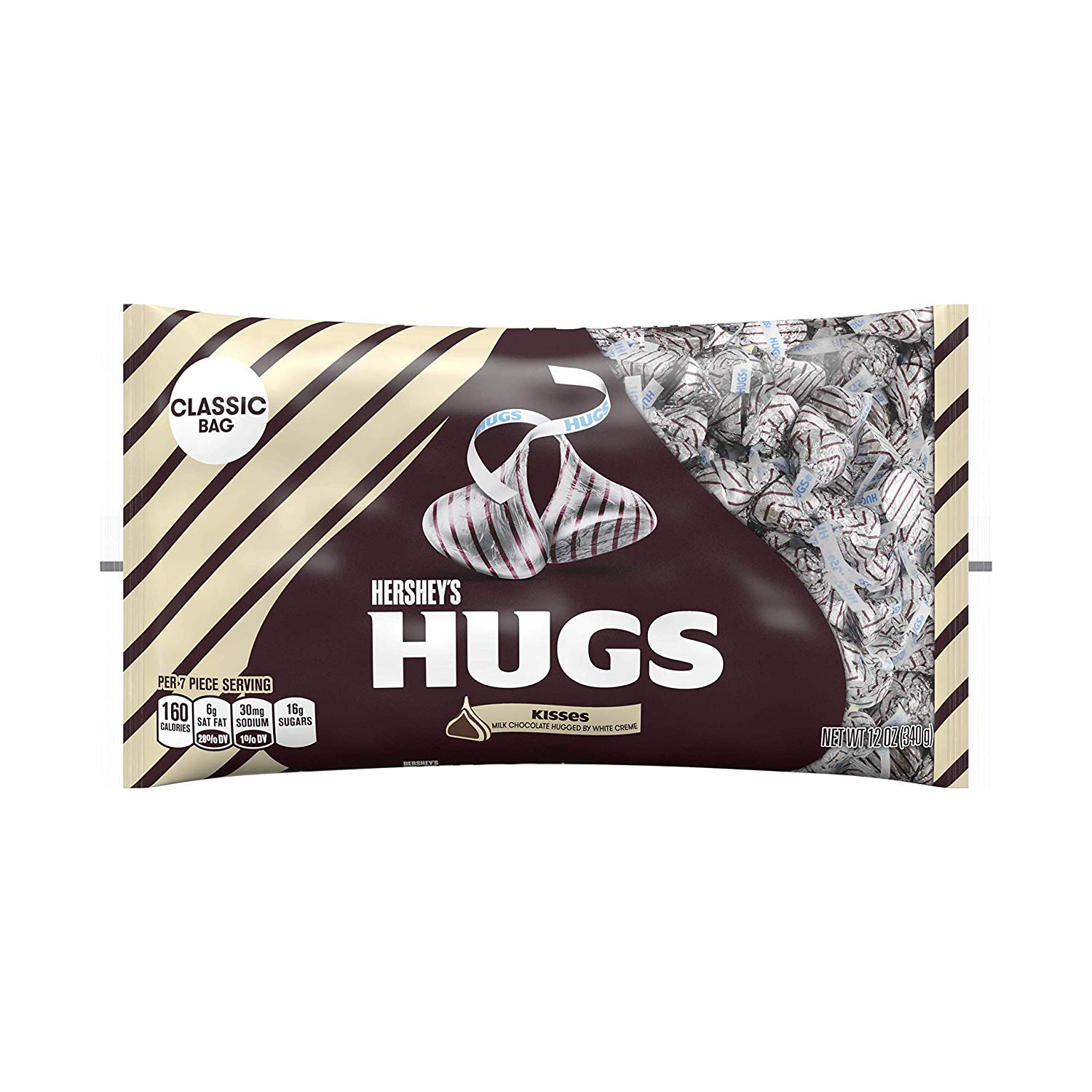 Hershey's Hugs Fun Size 12-12oz bags per case - HUGS