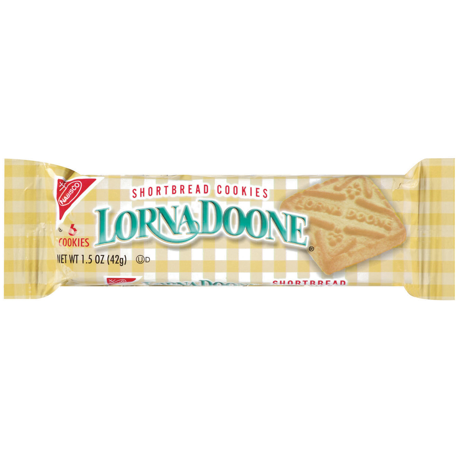 Nabisco Lorna Doone Cookies 30/1.5oz Packs 120/Case (6 Cookies) - LORNA