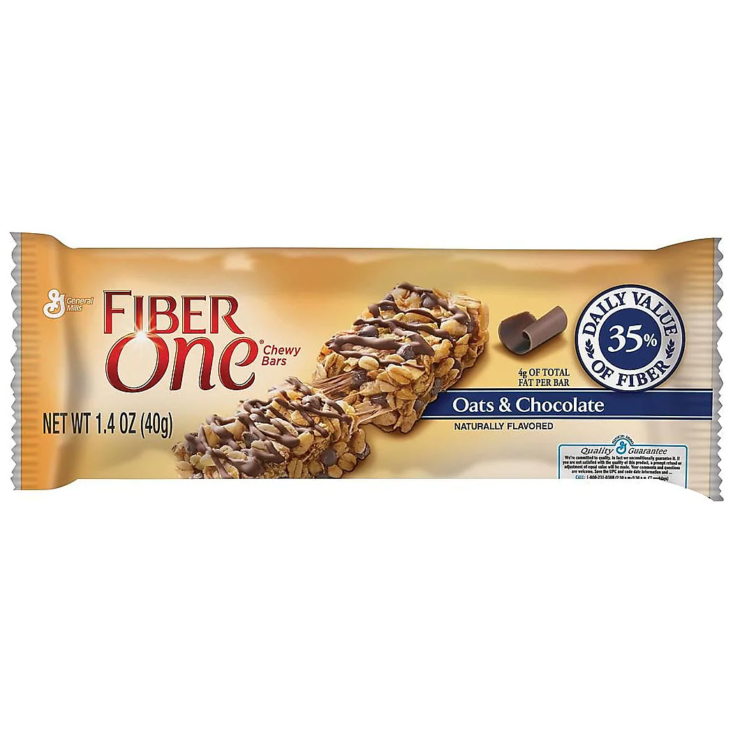 Fiber One Chewy Oats and Chocolate Bar 16/Box - FIB1O
