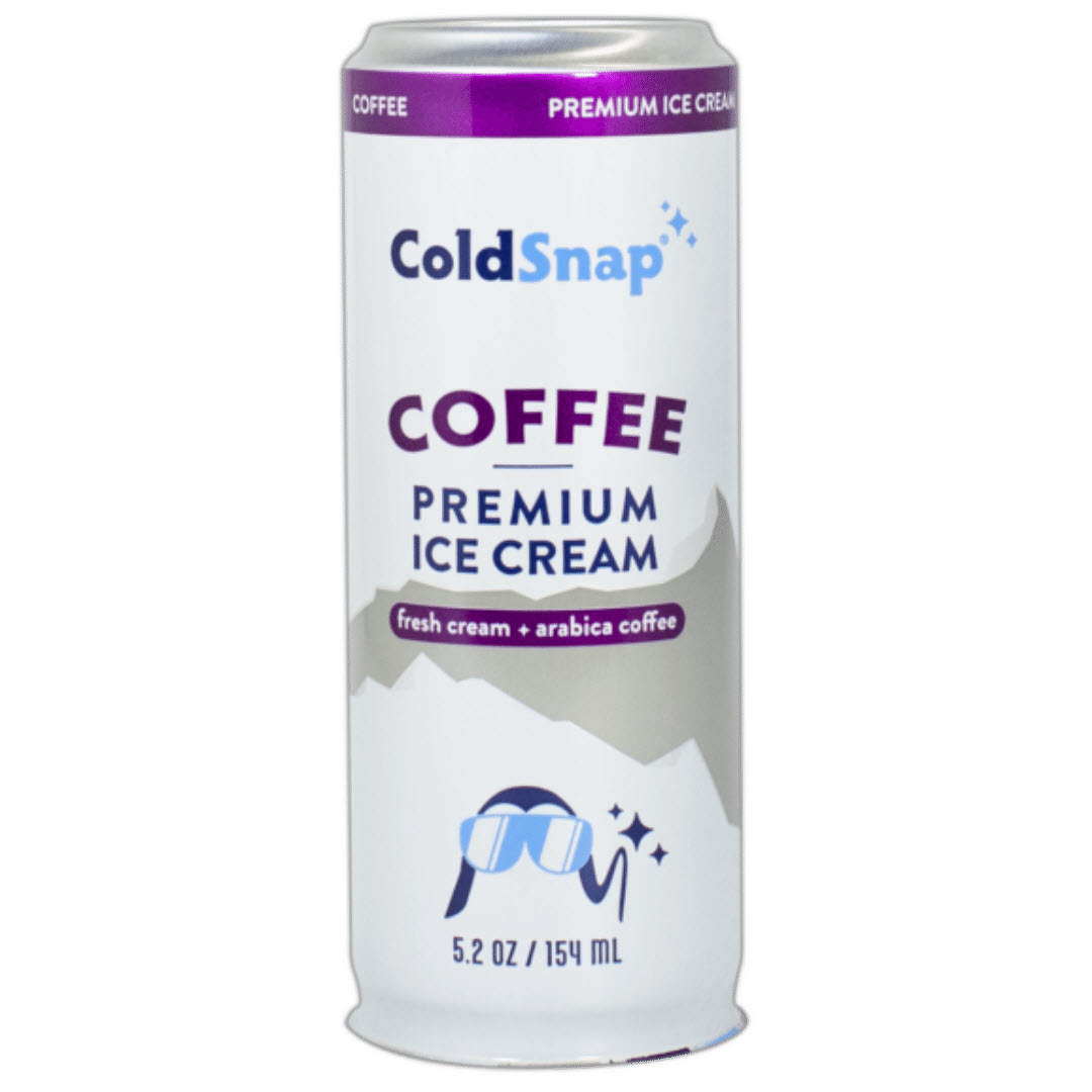 ColdSnap Coffee Ice Cream 12/Case - CSCOF