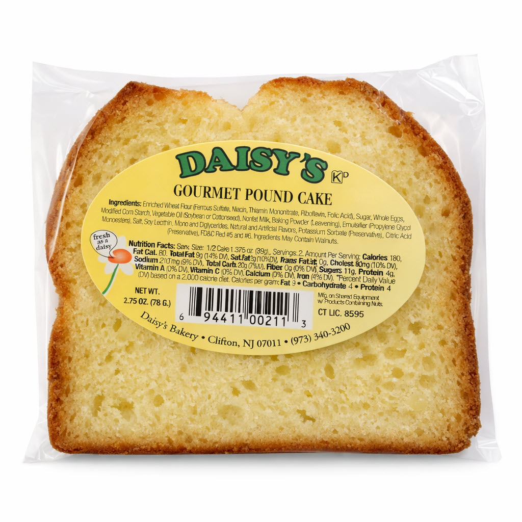 Daisy's Original Pound Cake - 24/3oz Packages - DPC