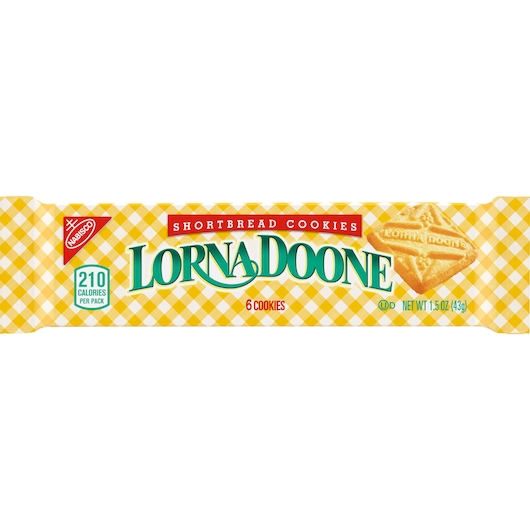 Nabisco Lorna Doone Cookies 30/1.5oz Packs 120/Case (6 Cookies) - LORNA