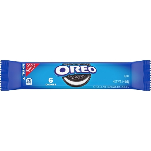 Oreo Cookies - Vanilla Cream 30/6ct Packs 4 Boxes/Case - OREO