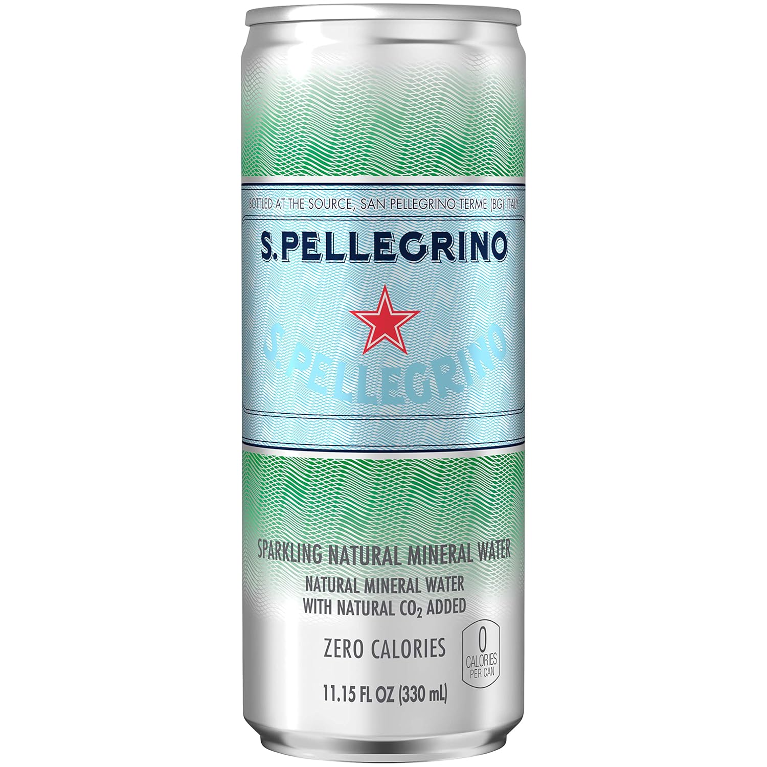 San Pellegrino Sparkling Water 11.15oz Can 24/Case - SANPELL11