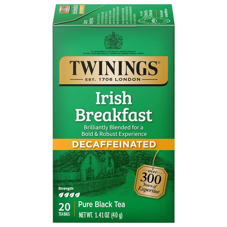 Twinings Irish Breakfast Tea Bags 6/20ct Boxes - TIB